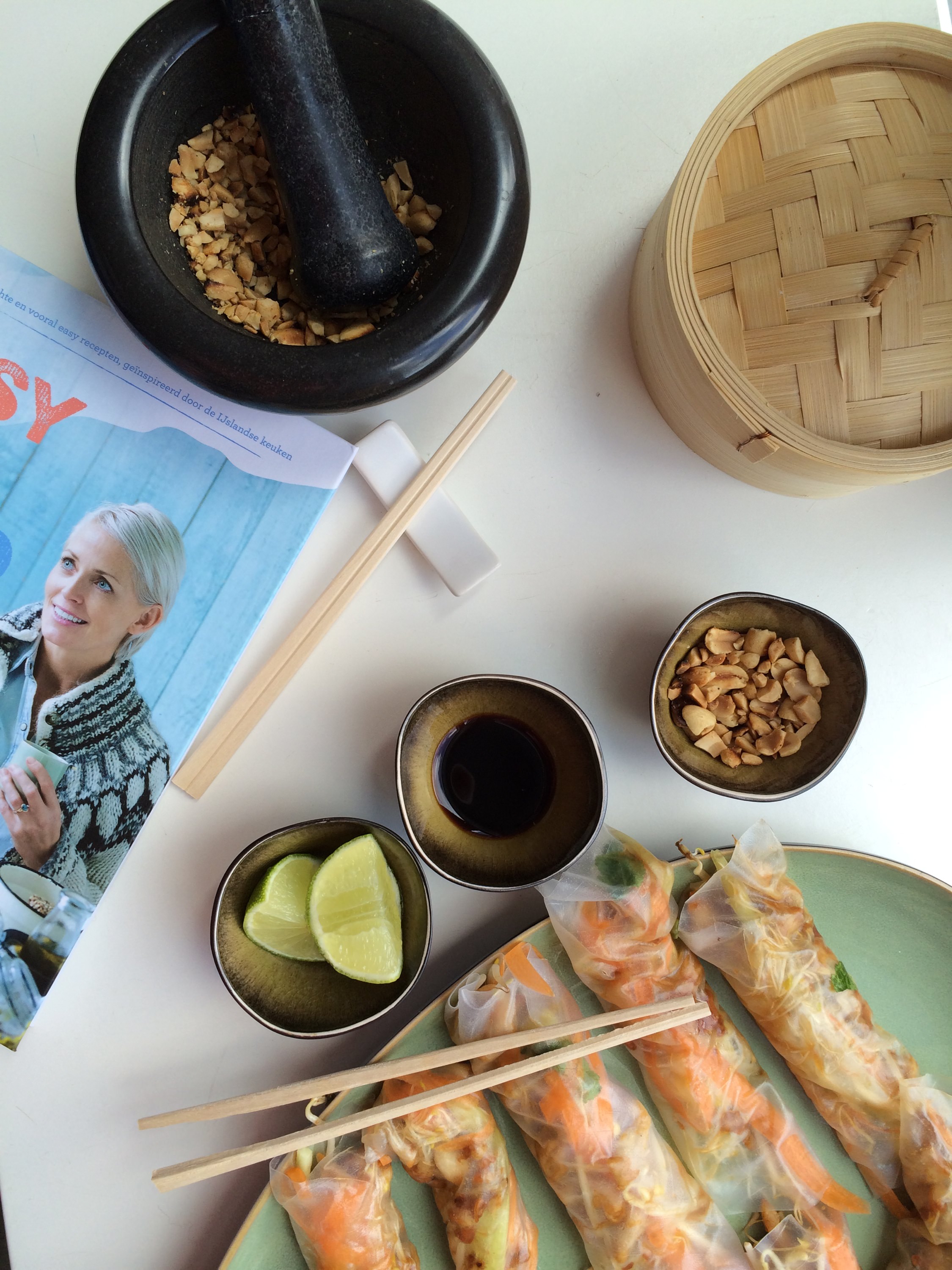 Easy Spring Rolls - a Dagny Ros recipe - Must Be Yummie